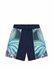 Шорты Just Cavalli Floral-print panel shorts, размер 12 лет, синий