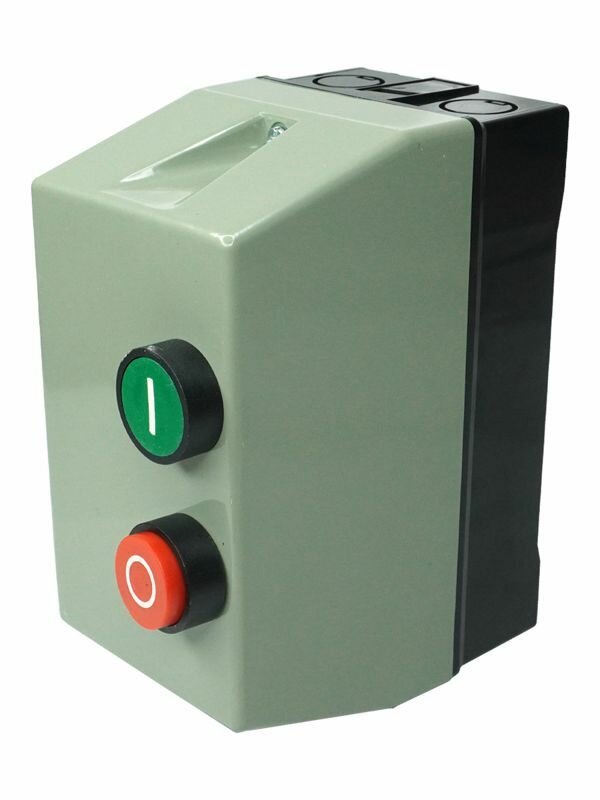 Пускатель ПМЛ-1220 10А кат. 380В AC 1НО IP54 с реле РТЛ-1014-2 7-10А в корпусе пластик. с кнопками пуск + стоп Электротехник ET511476