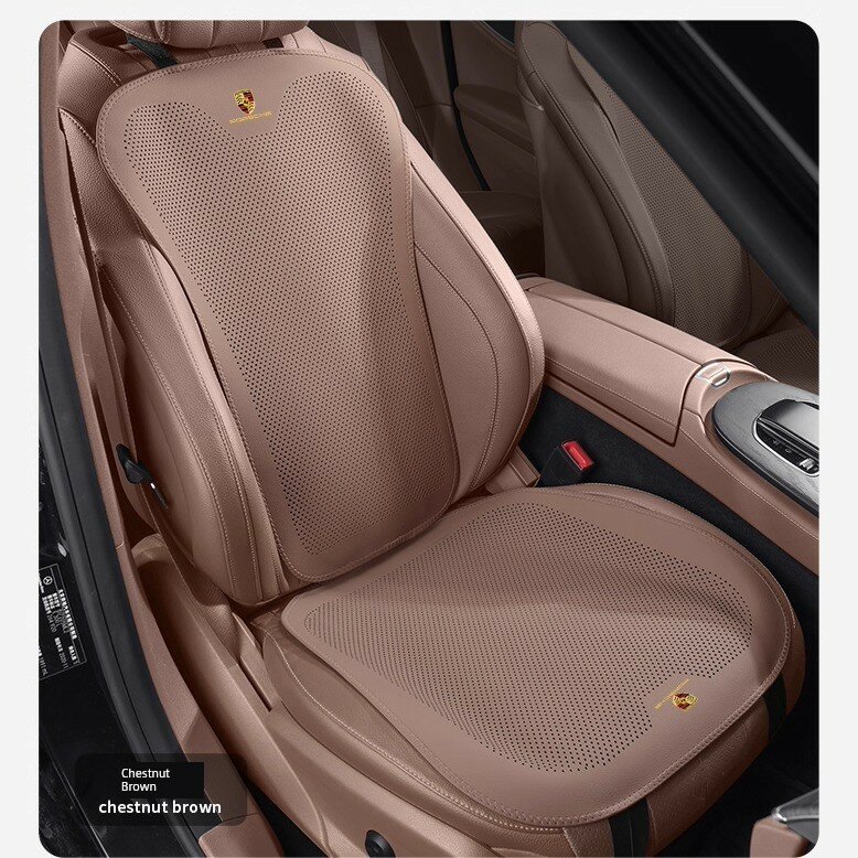 Сиденье с подушкой для Porsche Cayenne Macan EV, вентилируемая дышащая ткань, комплект для одного сиденья,