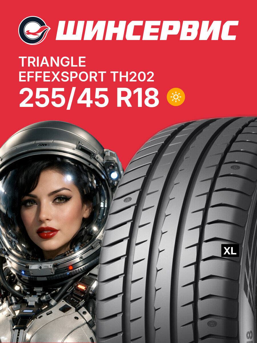 Летняя шина Triangle EffeXSport TH202 255/45 R18 103 Y, летняя автомобильная резина