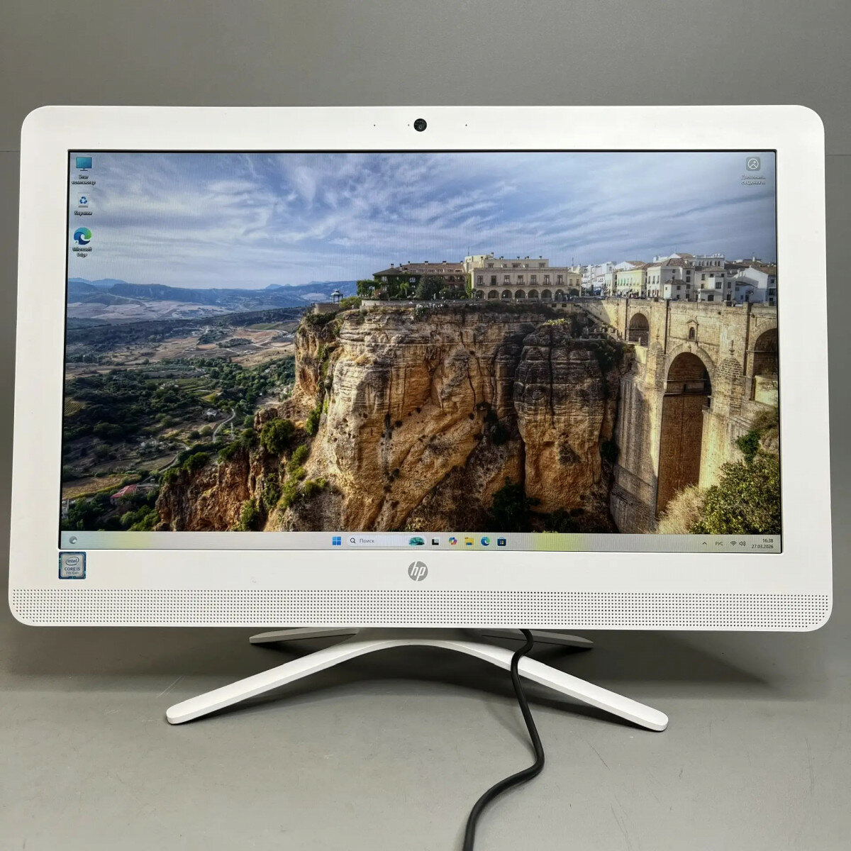 22" Моноблок HP 22-b375ur белый