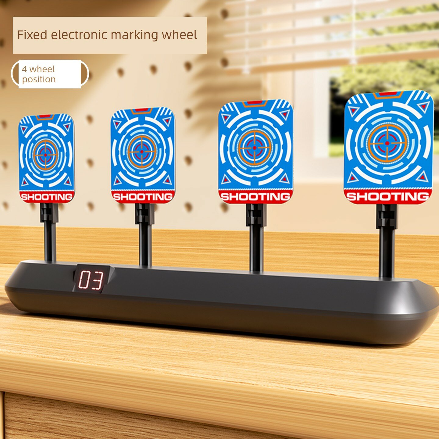 4-Целевая Неподвижная Электронная Таблица Счета для Соревнований с Водяными Пистолетами