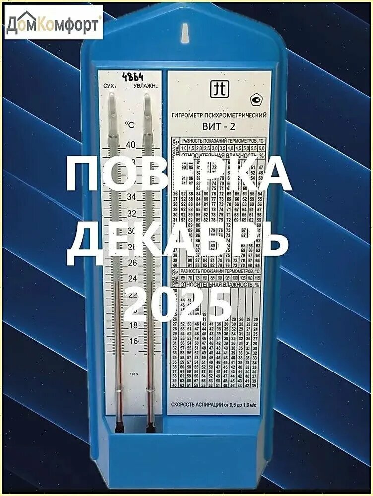 Гигрометр ВИТ-2 с поверкой