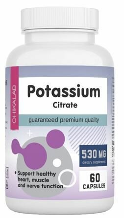 Chikalab, Калий (цитрат), капсулы, 60 шт.