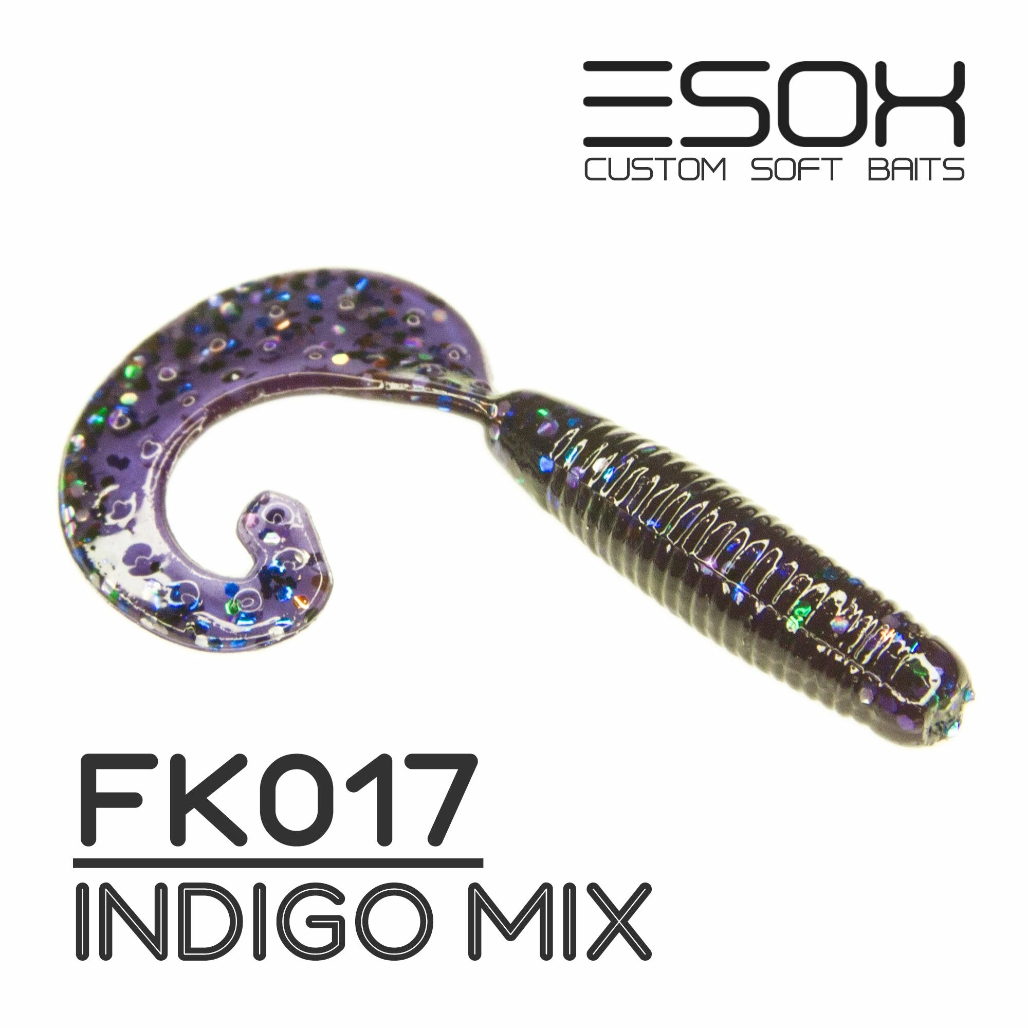 Мягкая приманка для рыбалки ESOX G-Tale Grub 1.5" (39мм) 12шт.