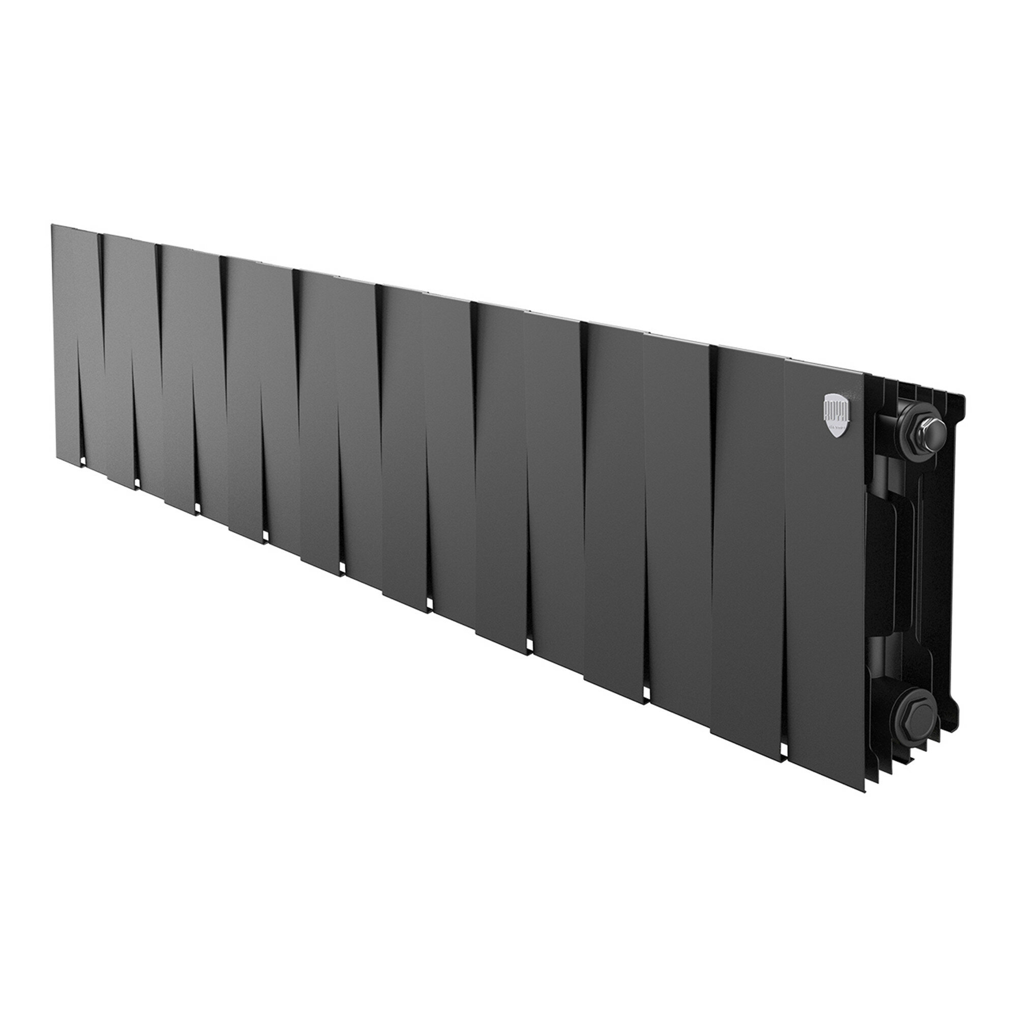 Радиатор биметаллический Royal Thermo PianoForte 200 Чёрный - 18 секц.