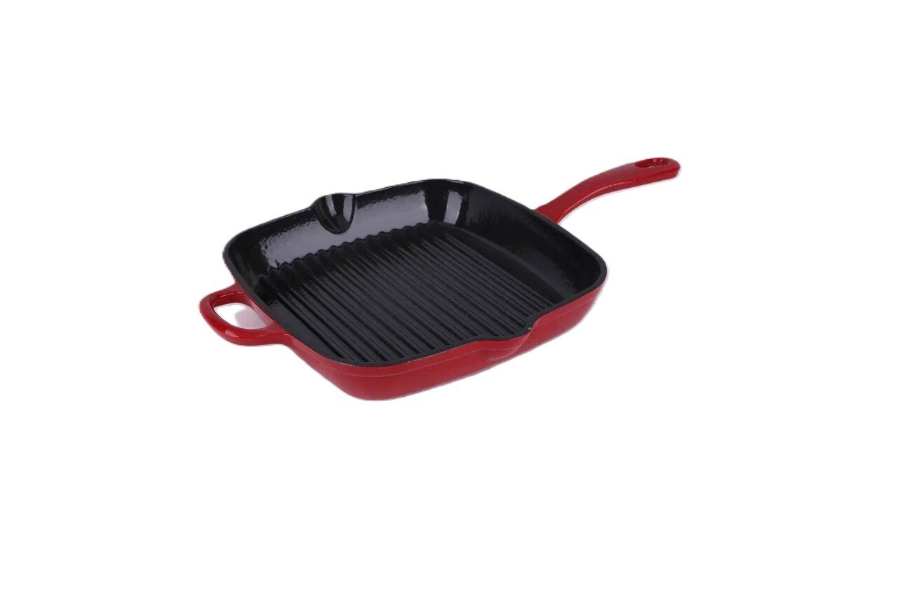 Сковорода-гриль чугунная Amercook Soltam C133CK-0826, 26х26см