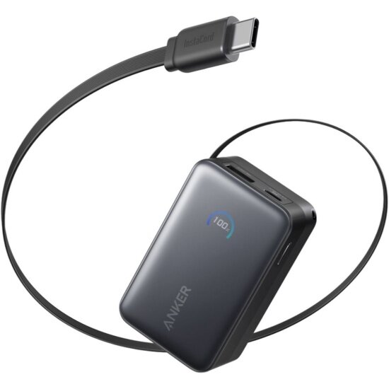 Внешний аккумулятор Anker Nano 10000 мАч 45W, черный