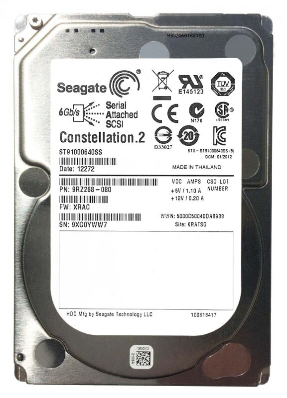 Жесткий диск Seagate 9RZ268 1Tb SAS 2,5" HDD