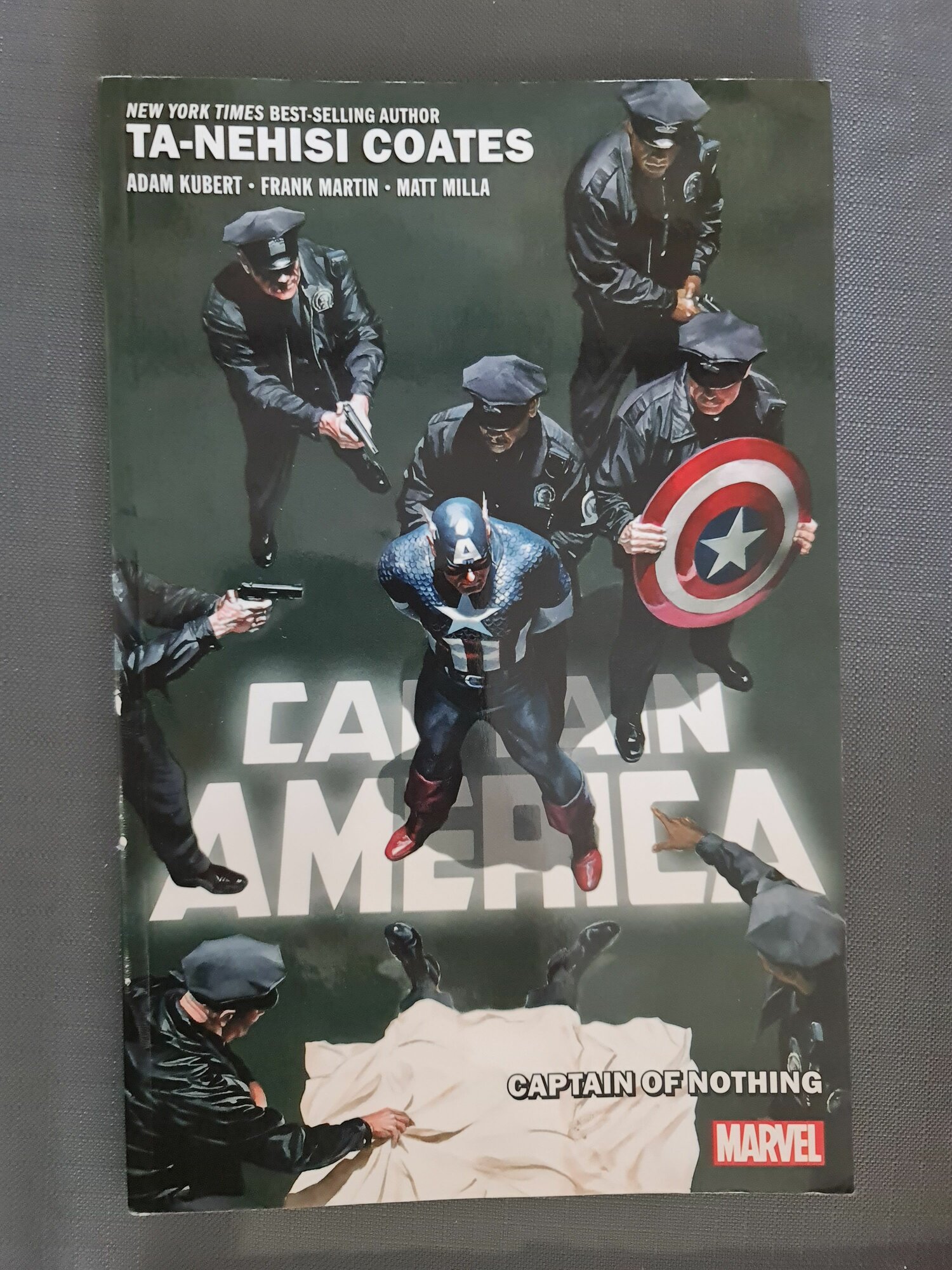 Капитан Америка (Captain America) Captain of Nothing, Ta-Nehisi Coates, Adam Kubert комикс Marvel, на английском языке, 2019