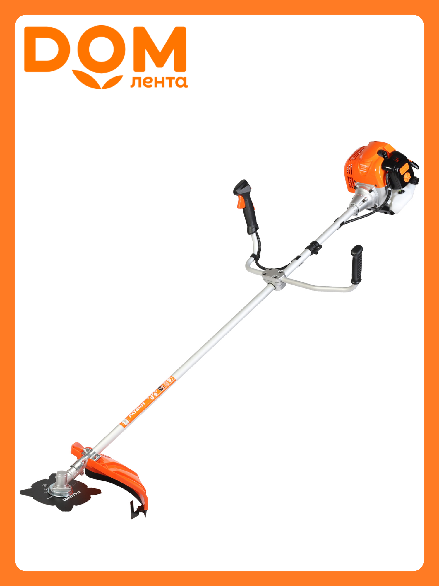 Триммер бензиновый PATRIOT PT 5555ES, 2-х тактный, 44см, мощность 3 л. с