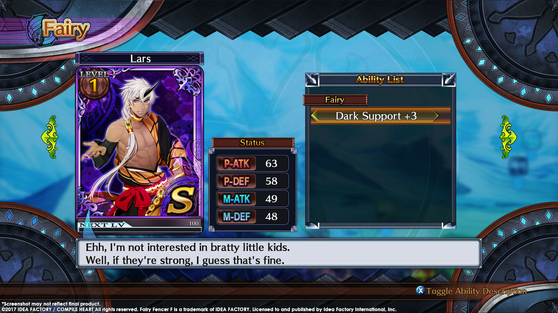 Fairy Fencer F: ADF - Fairy Set 3: Lars and Foxer DLC Steam Ключ