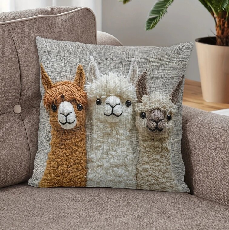 Декоративный трикотажный чехол для подушки на диван, идеально впишется в любой гостинный интерьер и детскую, серый