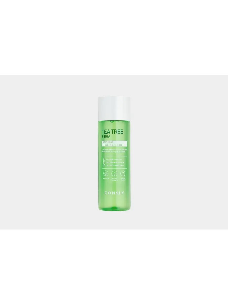 Отшелушивающий тонер-эссенция CONSLY Tea Tree & BHA 200 мл
