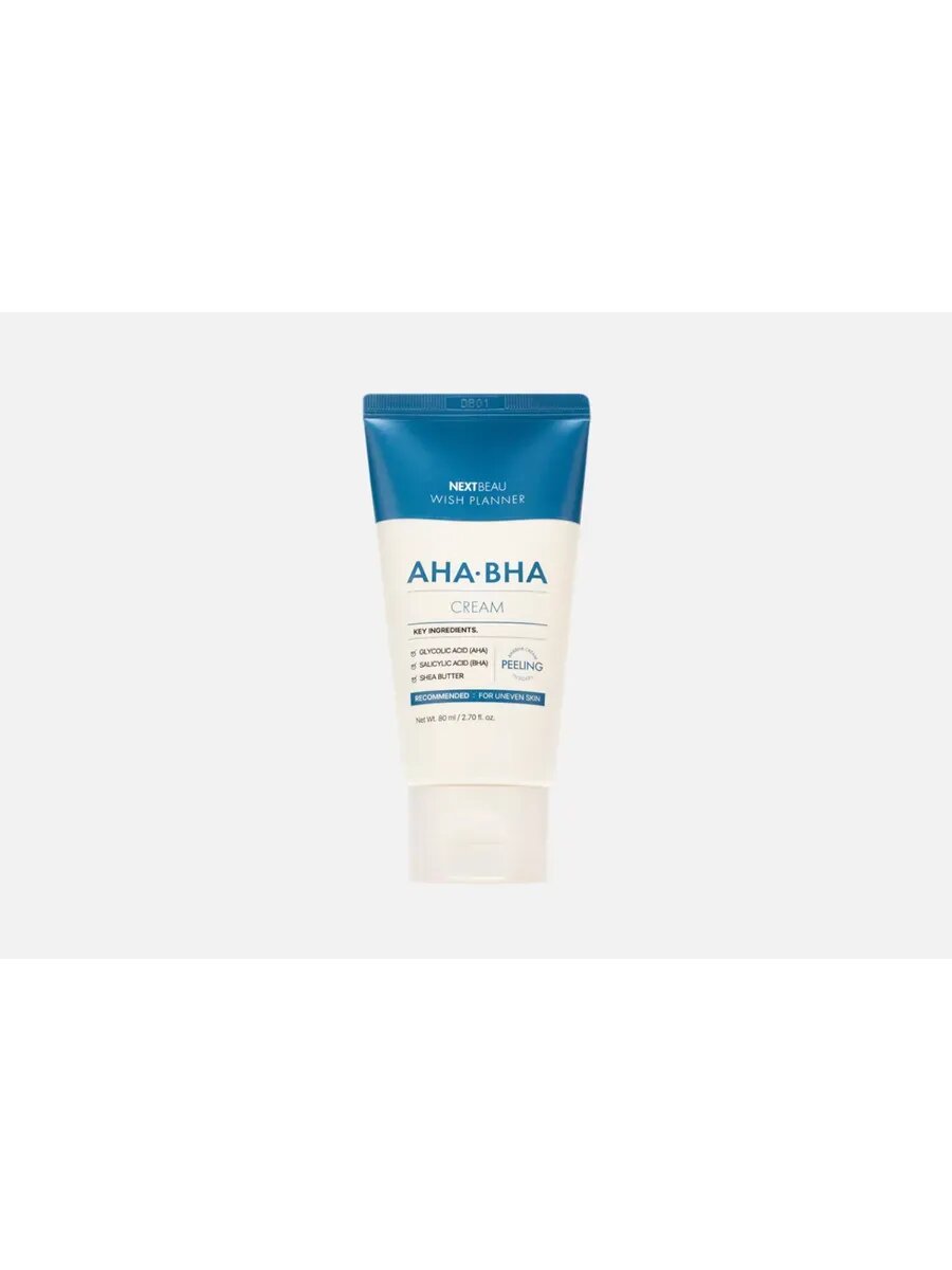 NEXTBEAU Wish Planner AHA/BHA Cream Крем с AHA/BHA ки 80мл
