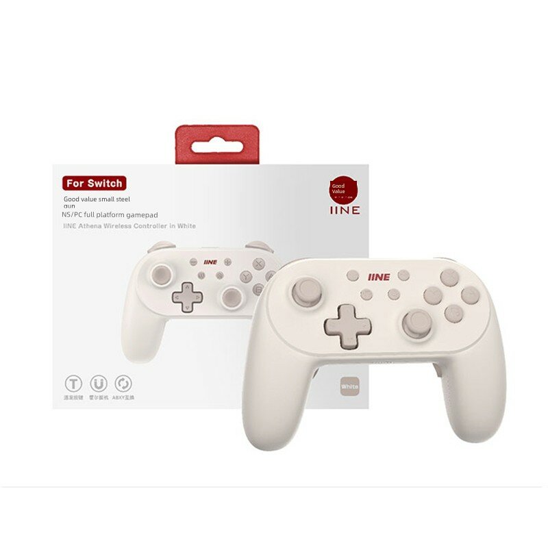 Ретро беспроводной Bluetooth игровой контроллер для Nintendo Switch OLED, ПК и Steam - Поддержка двух игроков,