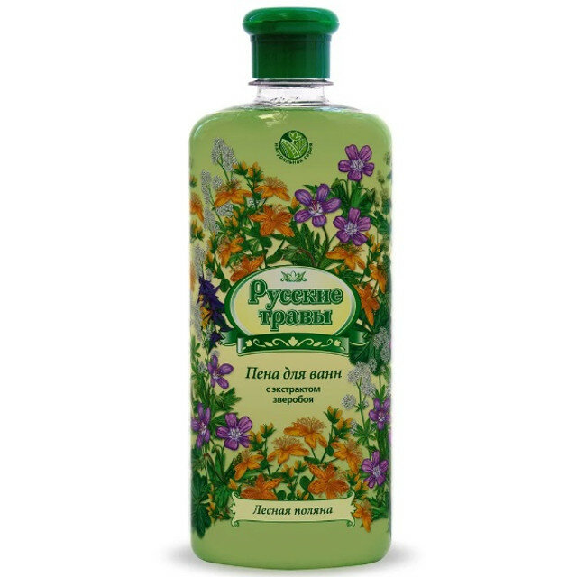 Пена для ванн русские травы Лесная поляна 500 мл успокаивающая