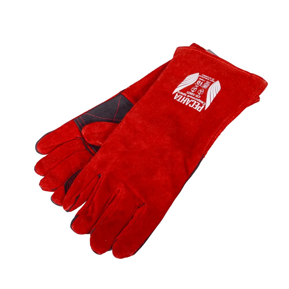 Краги сварщика Ресанта СК-10КП размер 10/XL из улучшенного спилка кожи класса «А»