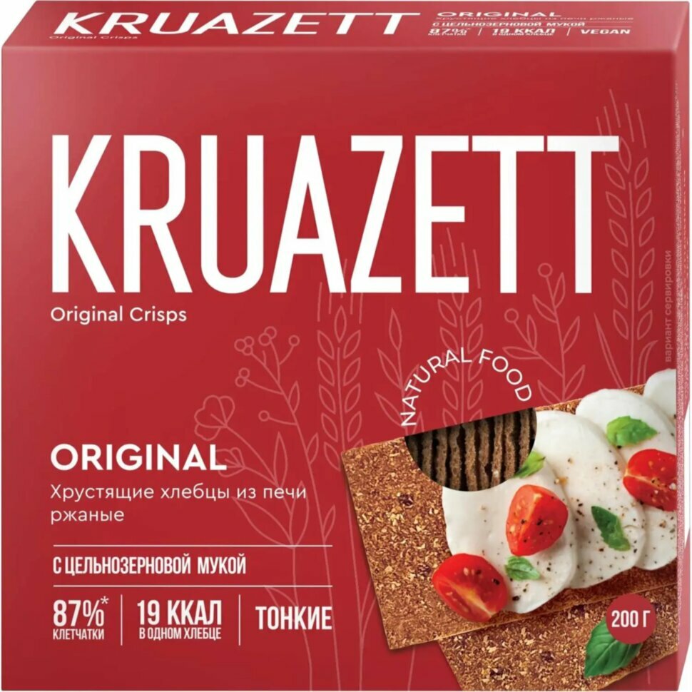Хлебцы Круазетт ржаные тонкие к/п 200 г, 474757