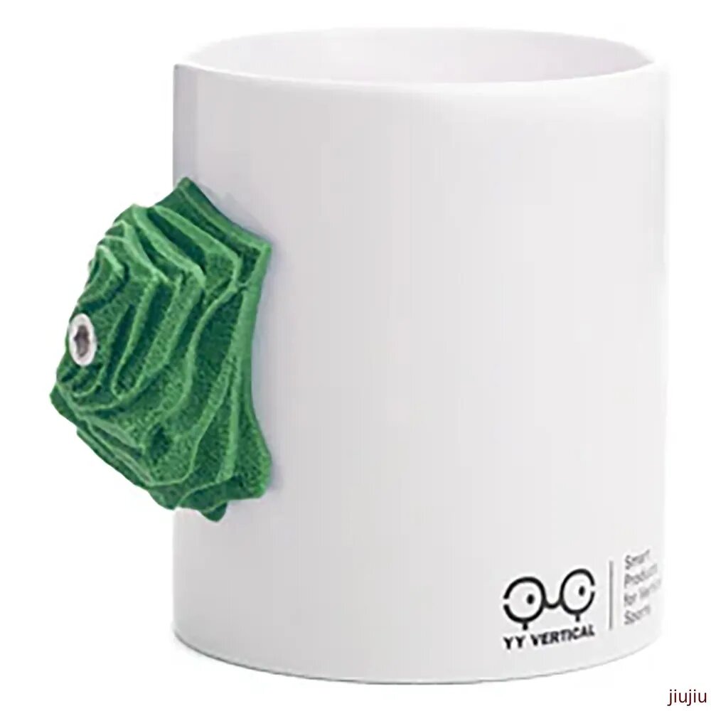 Кружка Yy Vertical Climbing Mug Green для напитков с ручкой и зацепом