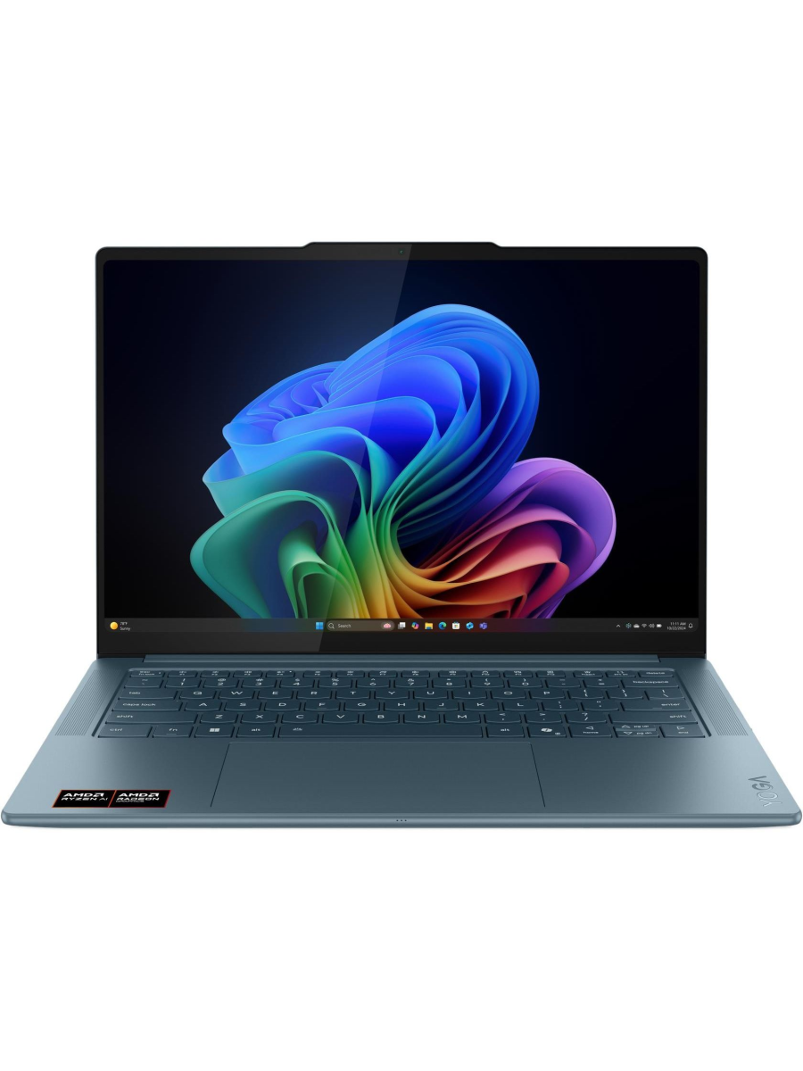 Ноутбук Lenovo 14.5" Yoga Pro 7 14AKP10 Ryzen AI 7 350/32Gb/SSD1Tb/noOS/бирюзовый