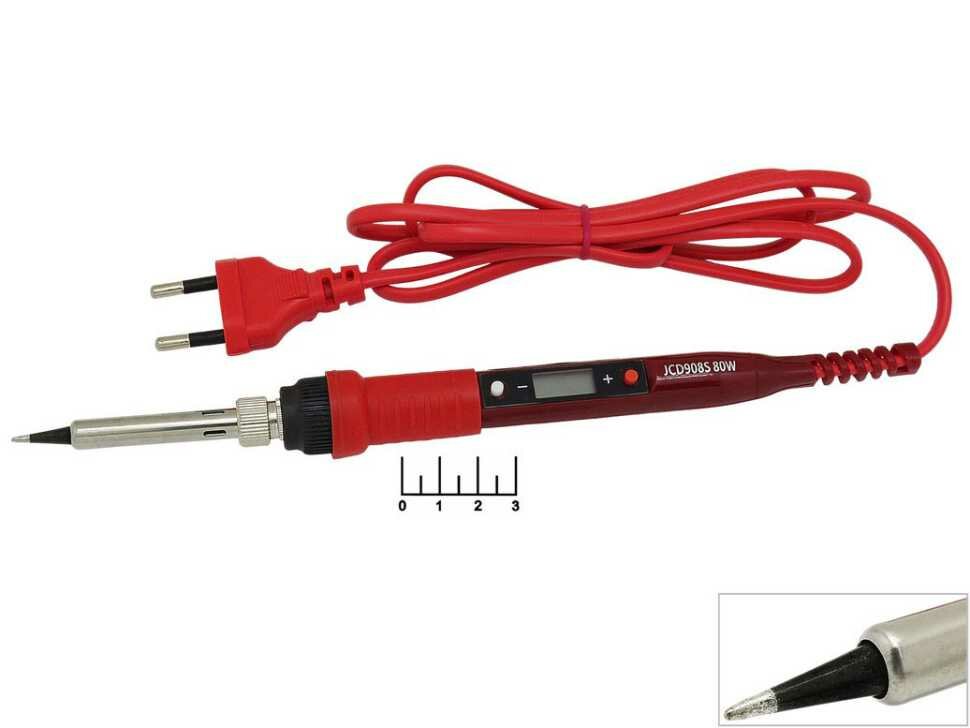 Паяльник 220V 80W P-908S с цифровым регулятором (JCD908S)