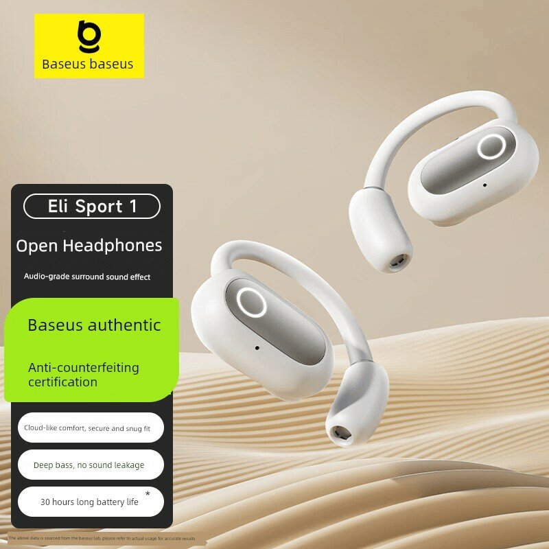 Наушники BASEUS EliSport1 Bluetooth, открытая конструкция, не внутриканальные, беспроводная передача звука, новая