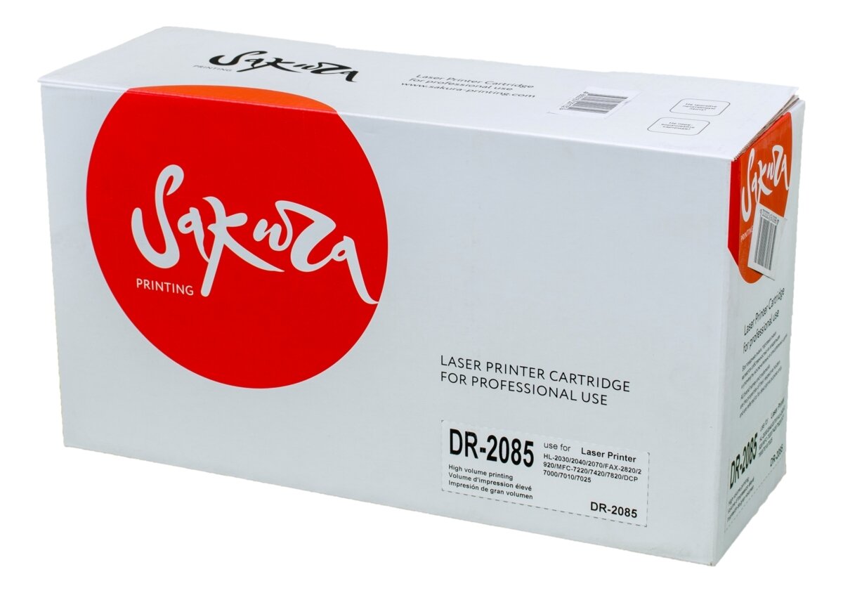 Фотобарабан Sakura DR2085 для Brother HL2035, HL2037, HL2037E, 12000 к.