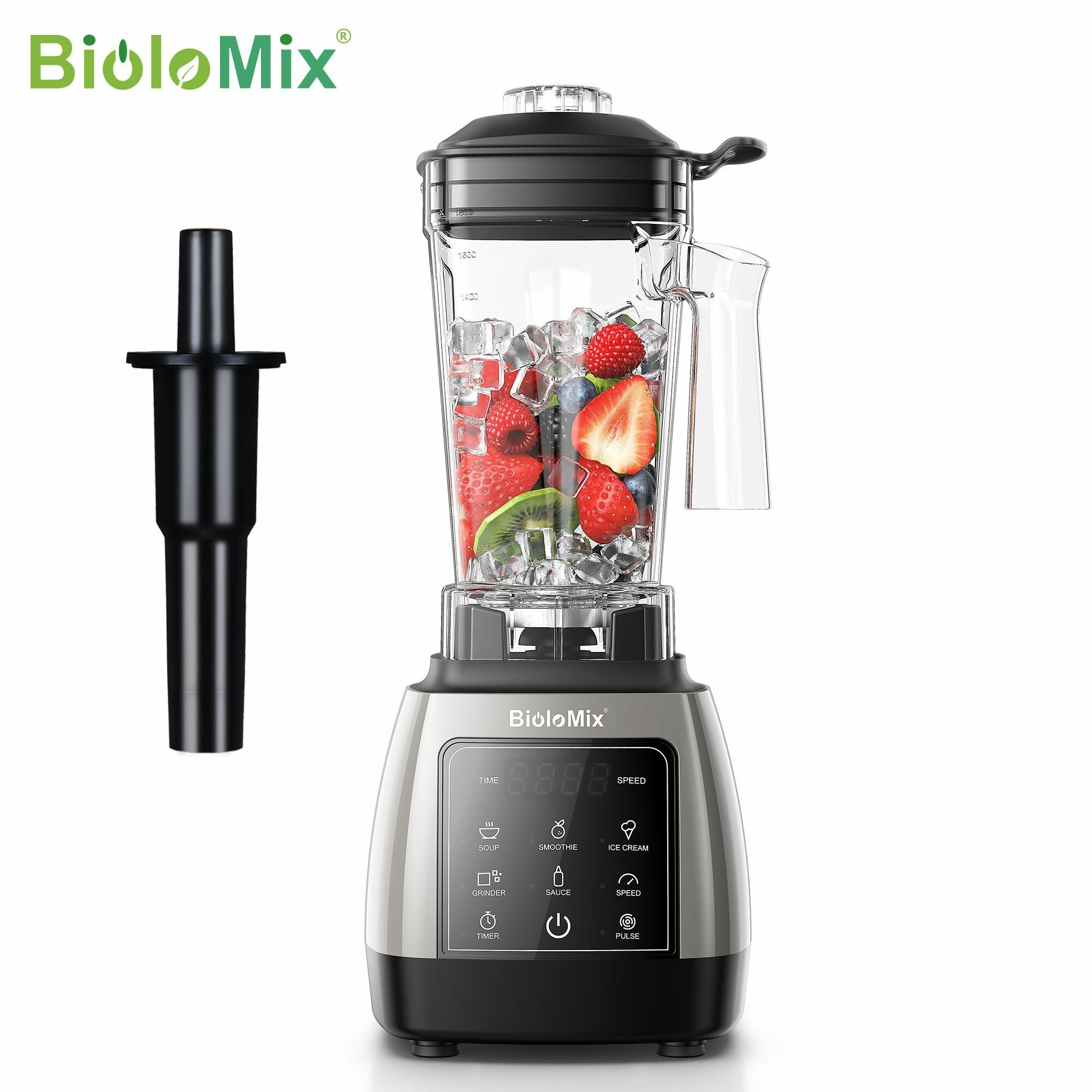 BioloMix Стационарный блендер D6300S, серый
