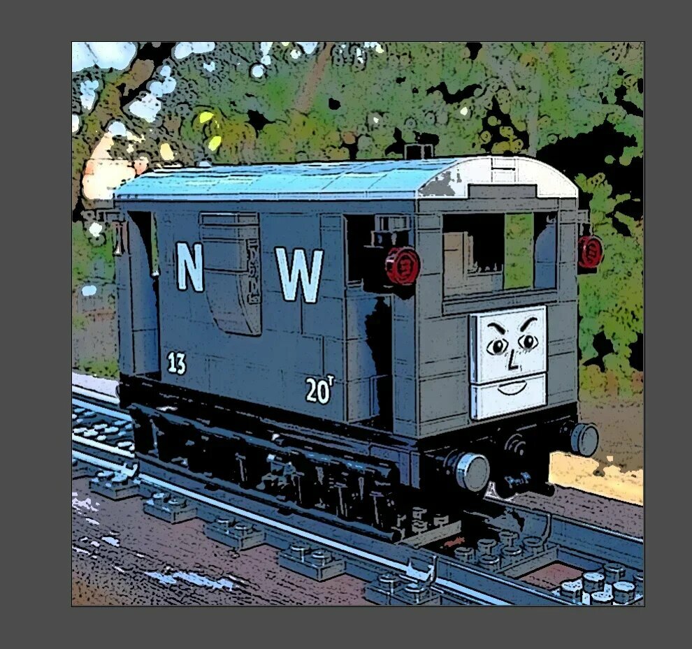 Дизельный локомотив NW 13 MOC, цвет P643-247PCS