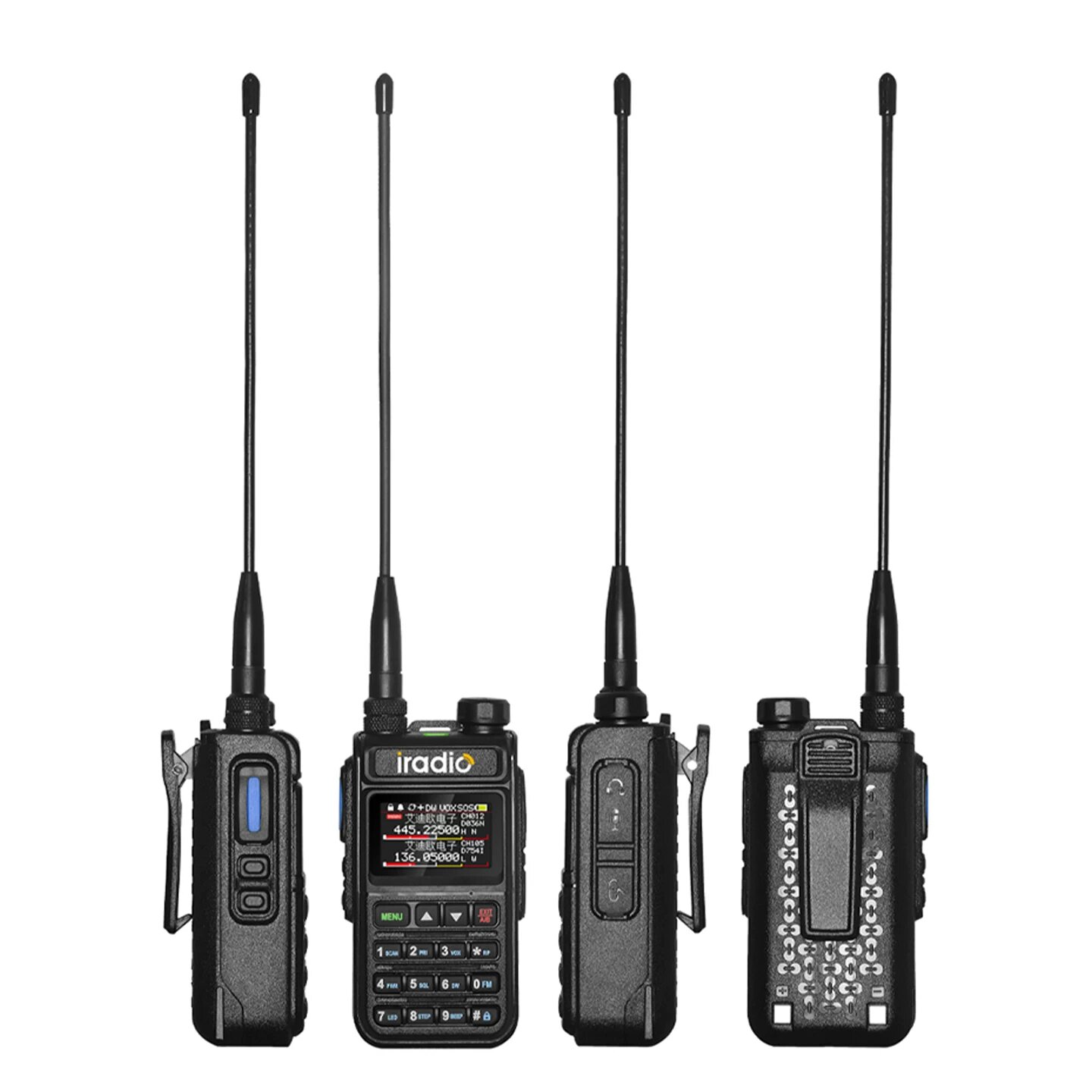 IRadio UV5118Plus Полный диапазон ручной двухсторонний радио с зарядкой через Type-C и авиационным приемом, стандартный