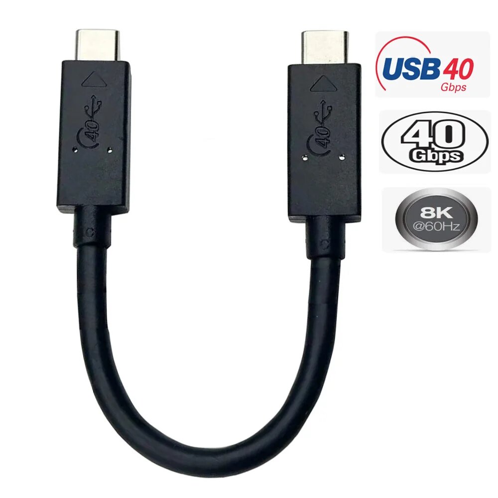USB 3.1 Gen 2 10G кабель USB-C - USB-C, 15-17 см