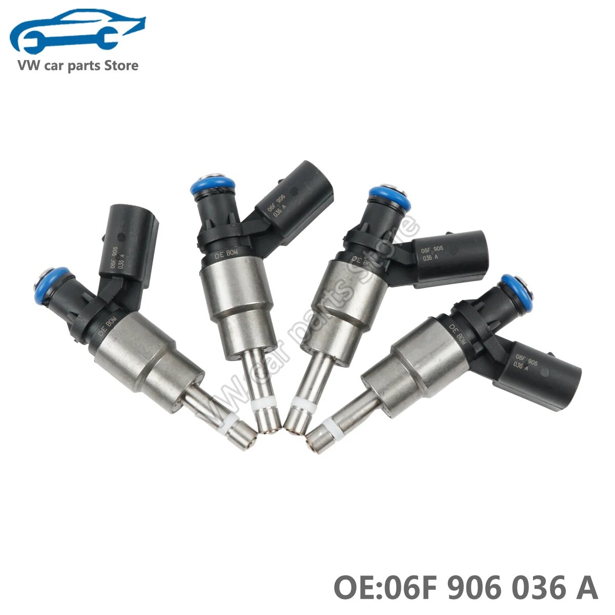 1/4 шт 06F 906036 Новый OEM для VW AUDI 2.0T, топливная форсунка с уплотнительным кольцом, ремонтный комплект 2.0L BPY BPJ A4 BPG BWT 06F 906 036A