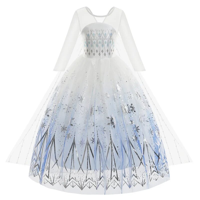 Платье Эльзы Disney, белое, 110(3T)