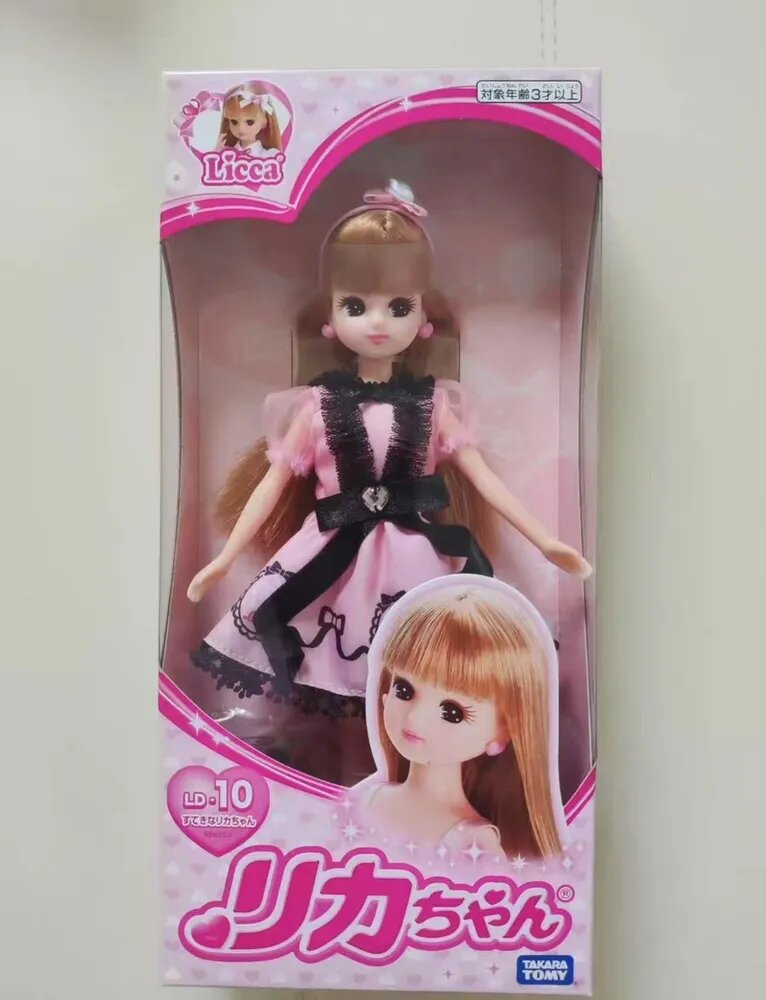 Licca Кукла Takara Tomy Красивая кукла для девочек LD-10 Розовая игрушка 25 см