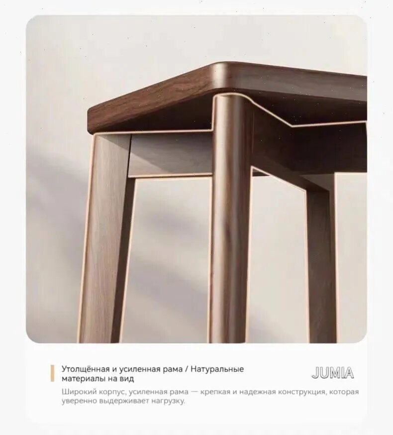 Табурет с мягкой обивкой 31x31x45 см для дома, кухни, сада, серый, 1 шт. — фото 1