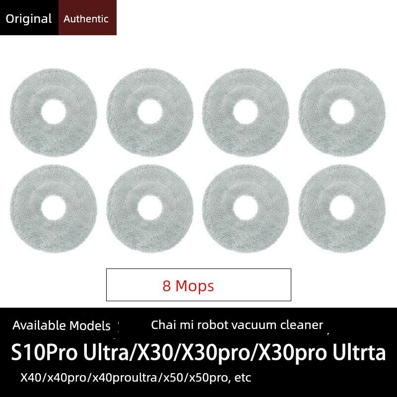 8 шт. швабра для робота-пылесоса Dreame X30 X40 X50 S30 S50 S10Pro Ultra оригинальная запчасть сменная