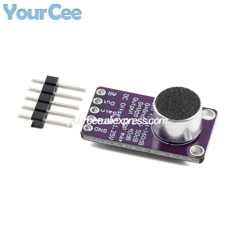 Микрофонный модуль усилитель AX9814, Цвет: 1pc