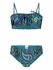 Купальник ZIMMERMANN Paisley-print ruffled bikini, размер 6 лет, Синий принт