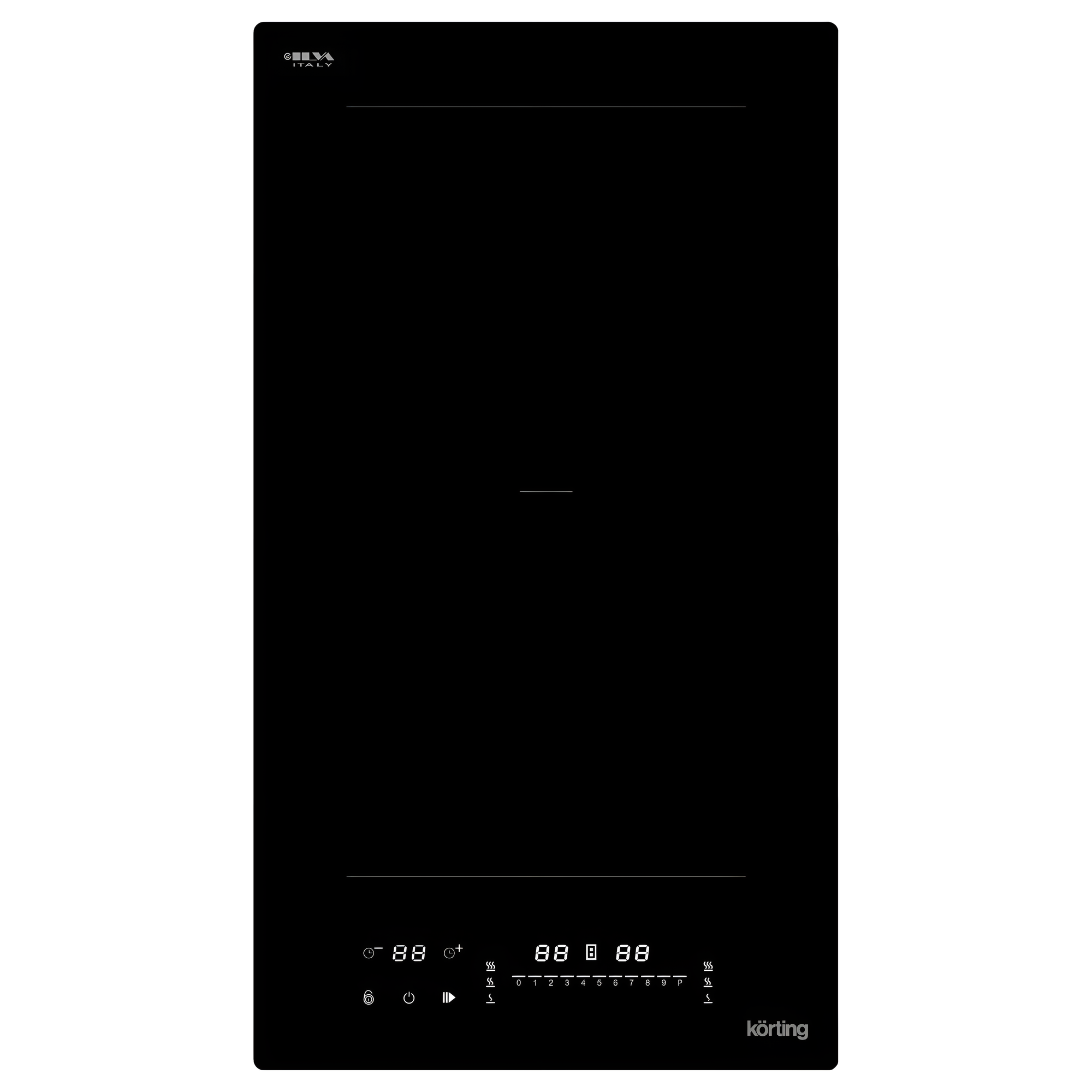 Индукционная панель Korting HIB 35900 HID, 2 конфорки, таймер, стеклокерамика