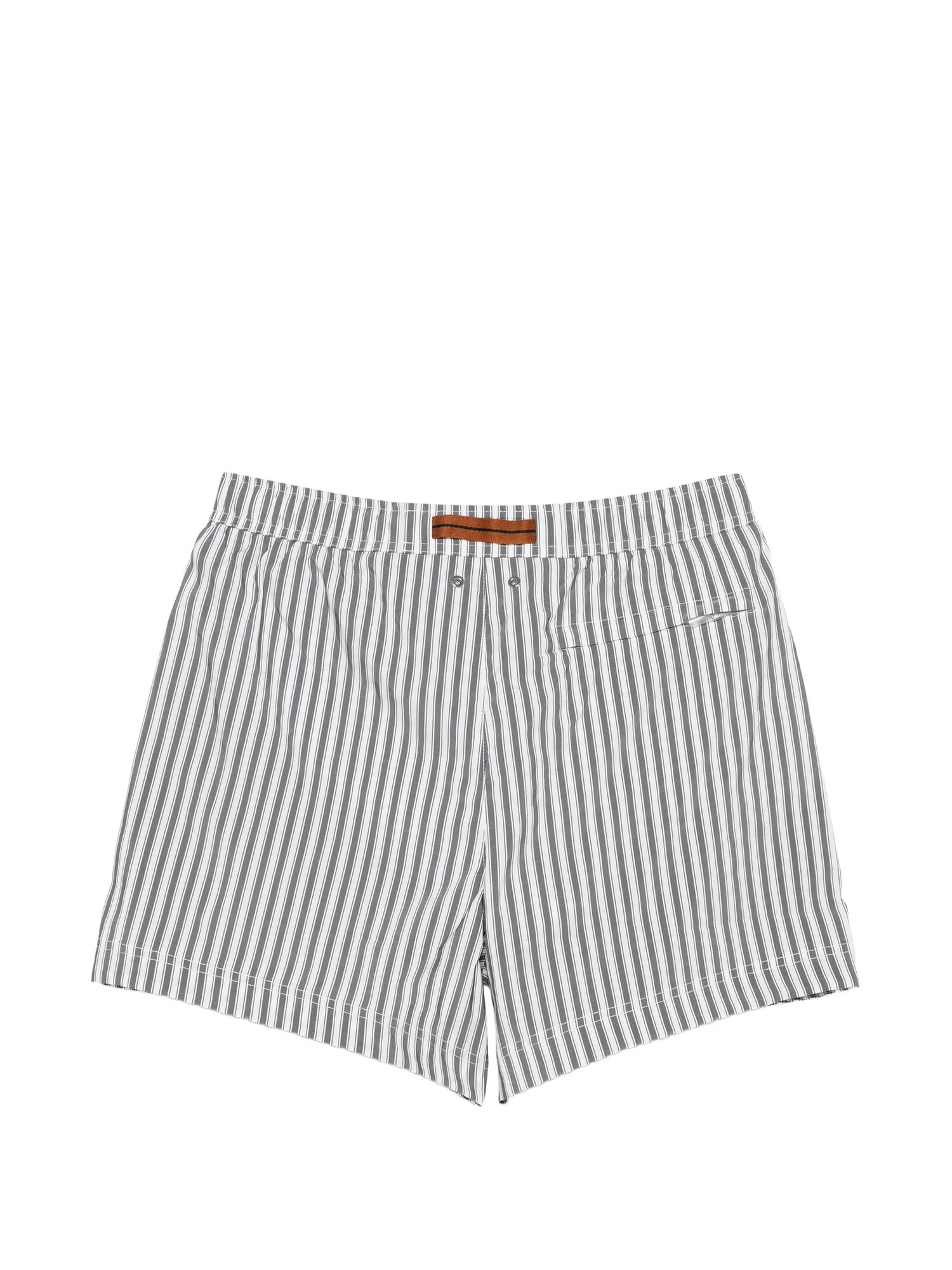Шорты для плавания Ermenegildo Zegna Striped drawstring swim shorts, размер 2XL — фото 1