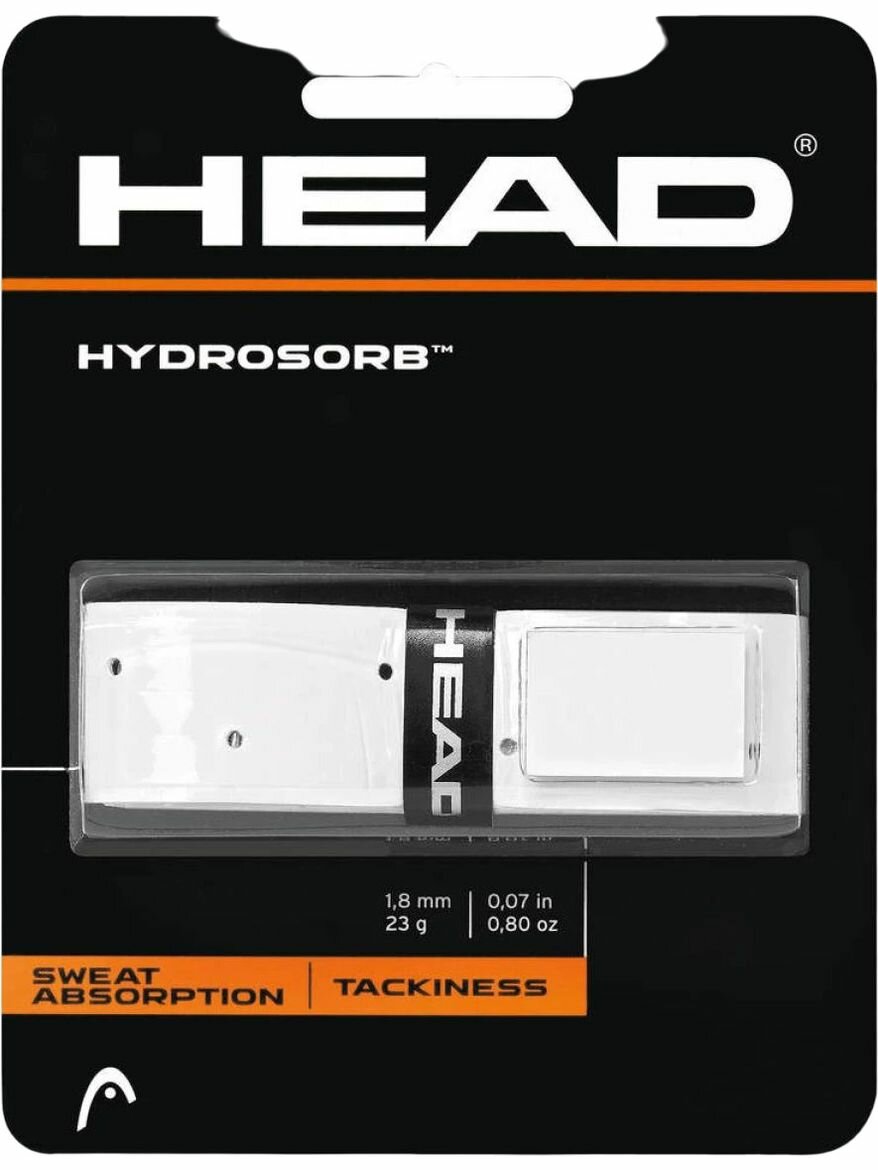 Обмотка грип Head HydroSorb Grip белый Большой теннис 100% Полиэстер 285014-WHBK