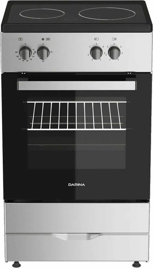 Плита DARINA 1F 5604 S, серебристый