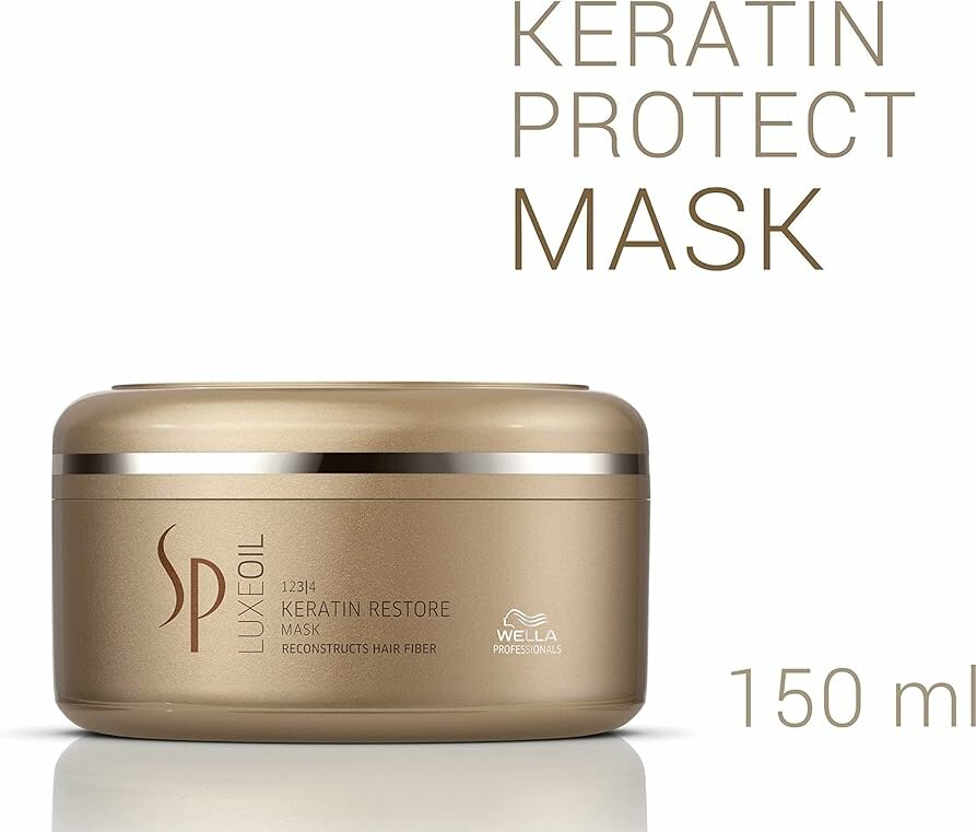 Wella Professionals Маска для восстановления кератина волос SP LuxeOil Keratin Mask, 150мл