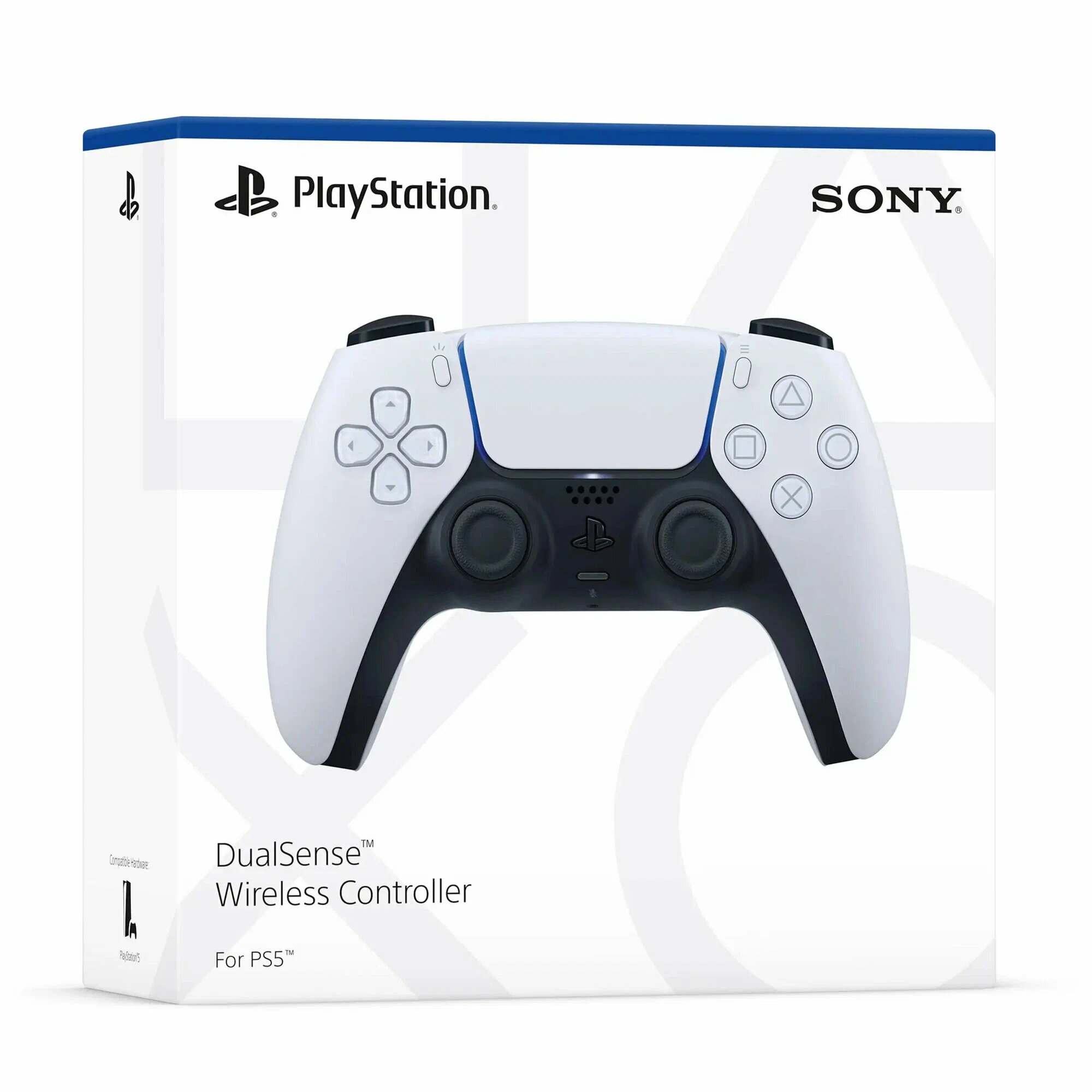 Sony Геймпад 5 DualSense Wireless Controller белый для Playstation 5 PS5