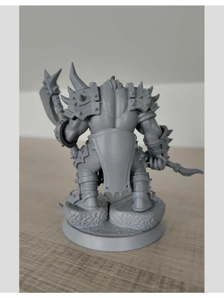 Фигурка "Orc Warrior" 3D печать из пластика — фото 1