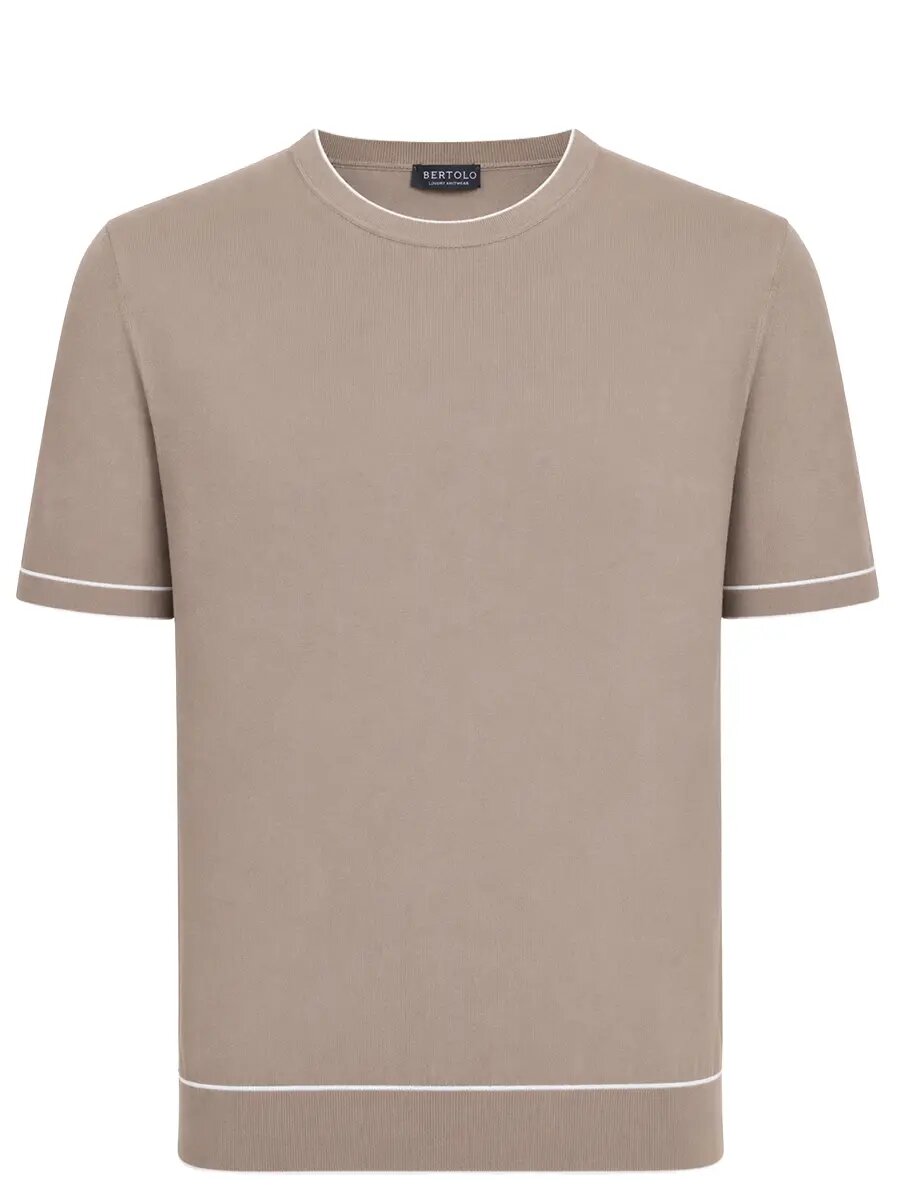 Футболка хлопковая BERTOLO LUXURY MENSWEAR
