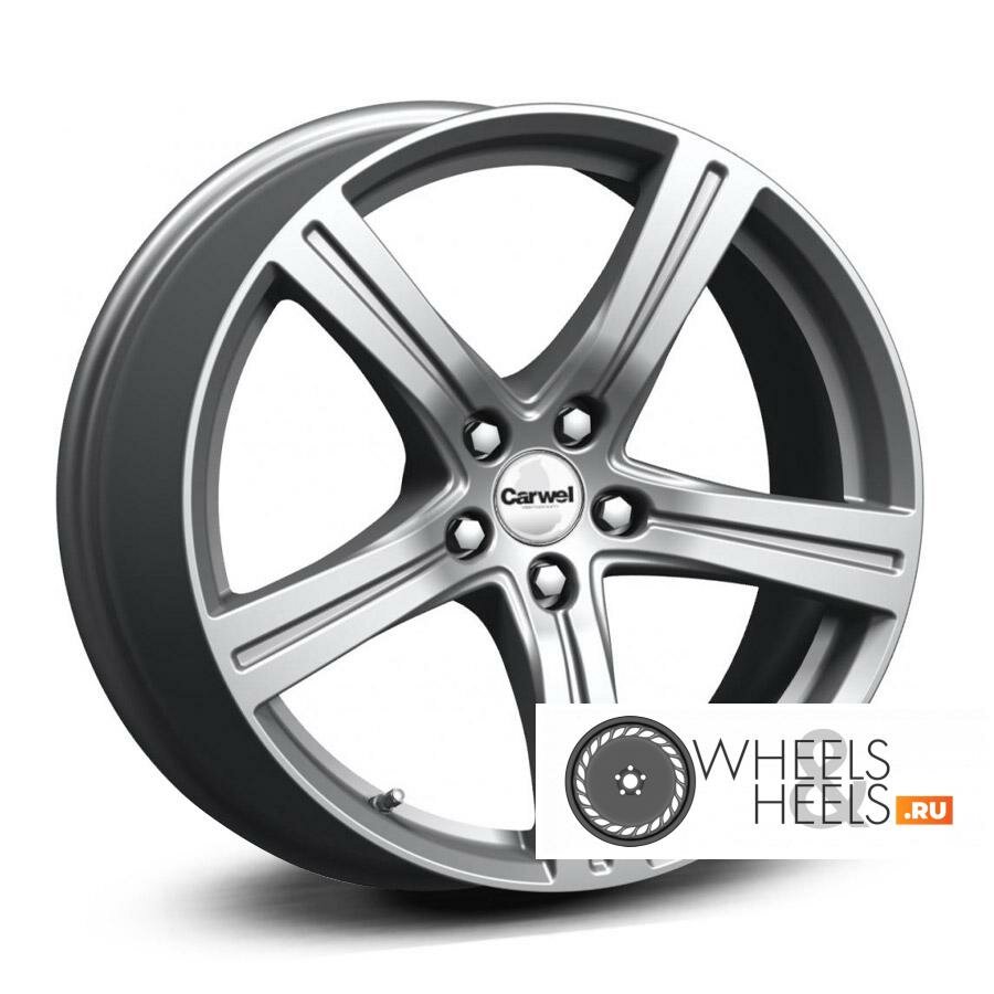 Диск автомобильный литой Carwel Урал 19x7.5 5x114.3 et45 dia67.1 Серебристый