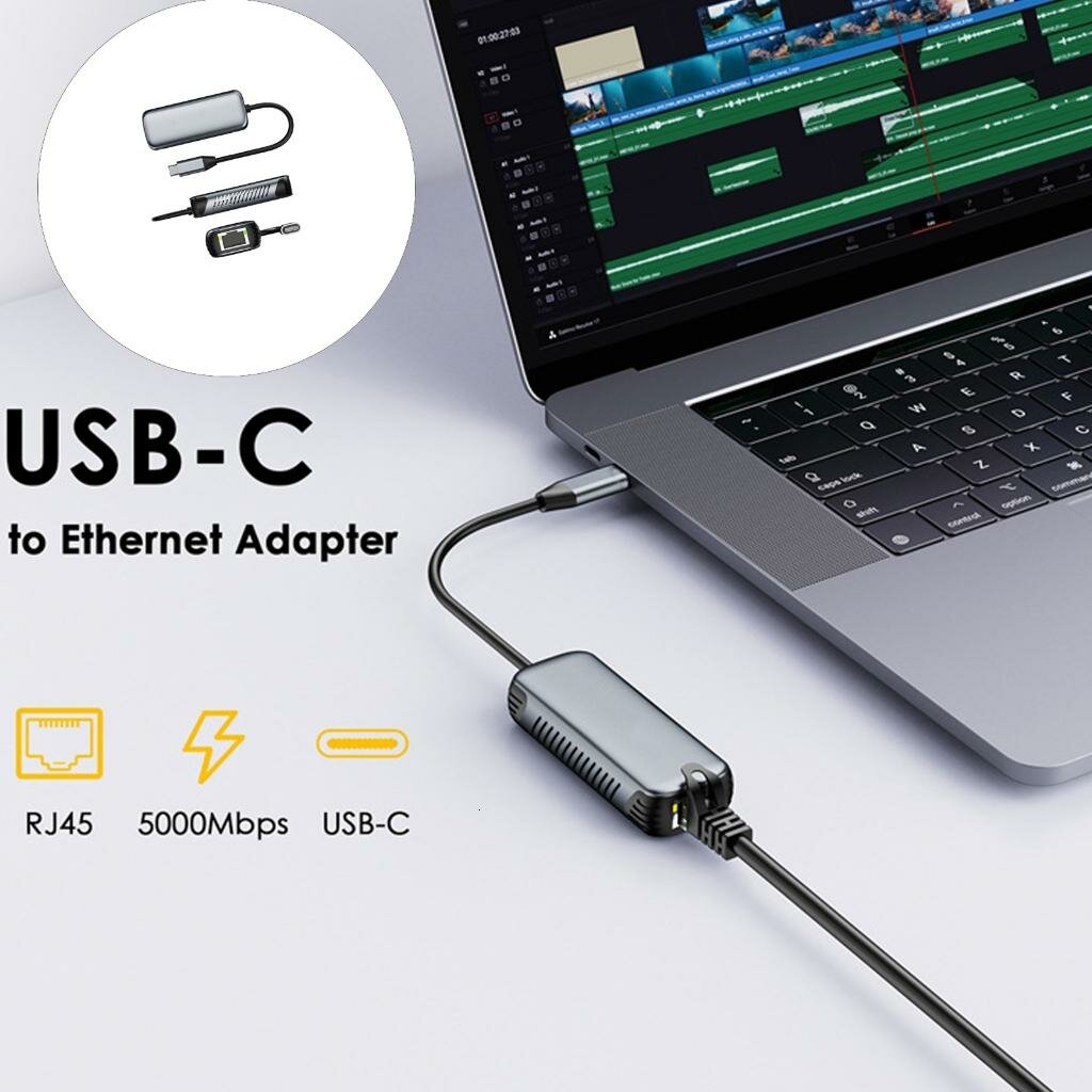 USB-C в Ethernet-адаптер — фото 1