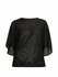 Топ Circus Hotel Sequin-embellished open-knit top, размер 42, black/black